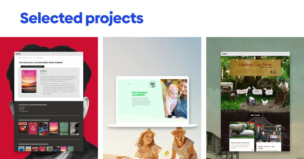 Web design examples for social impact | Doublesided